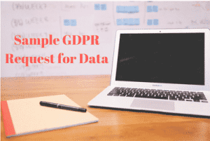 Sample GDPR Request for Data & a Response
