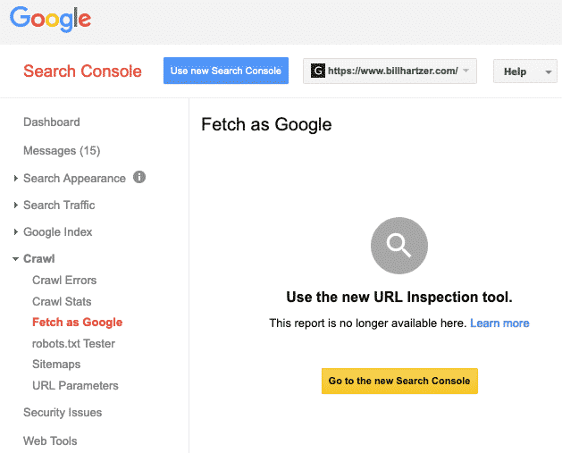 Google Fetch & Render Tool Officially Removed from Google Search Console