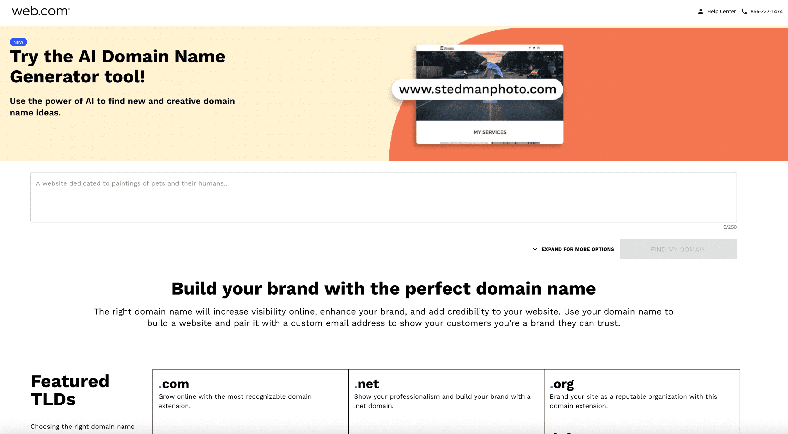 Web.com Launches AI Domain Name Generator and AI Writer Tools - Bill ...