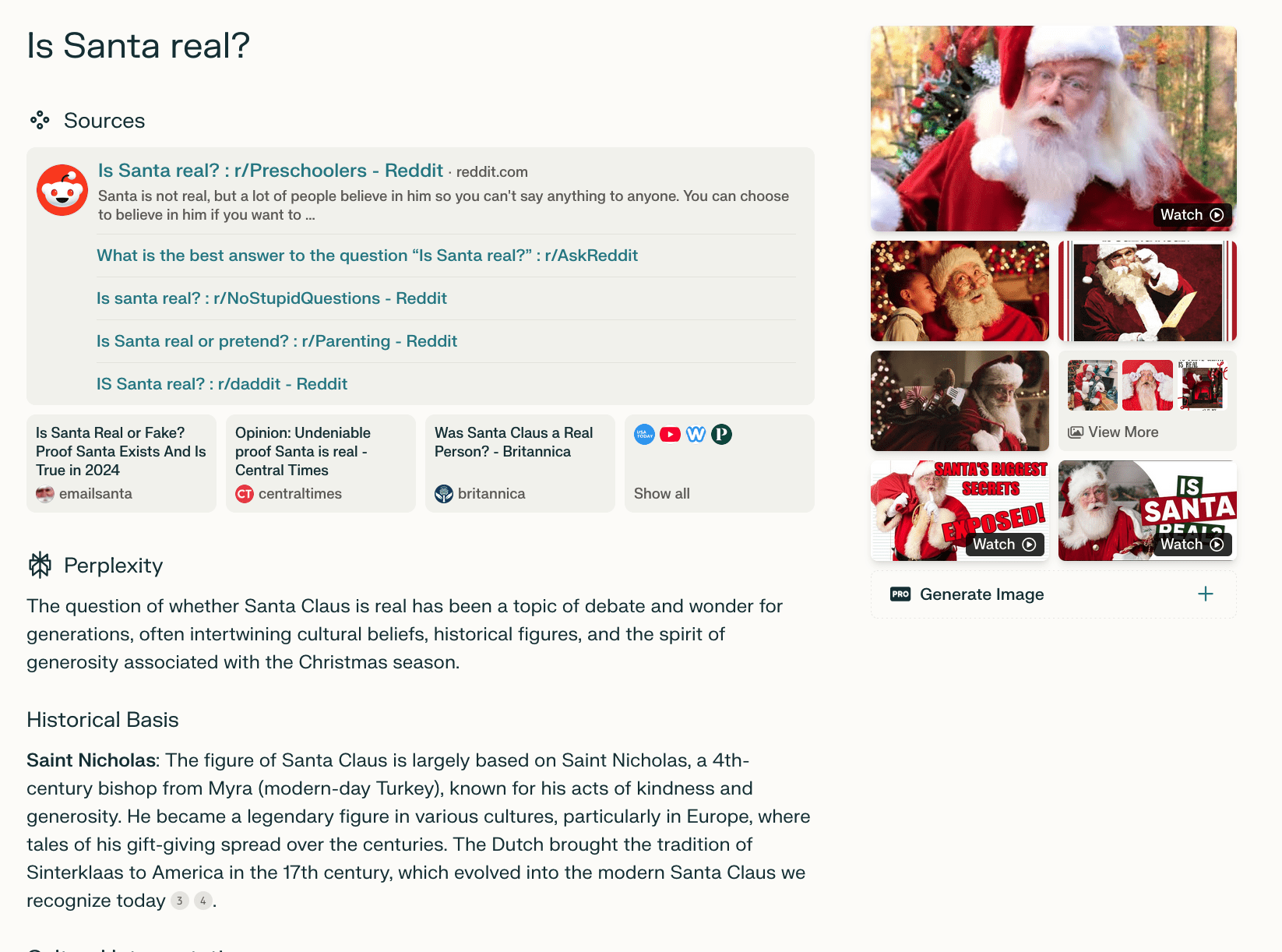 Is Santa Real? Here's What 3 Search Engines and 3 AIs Say - Bill Hartzer