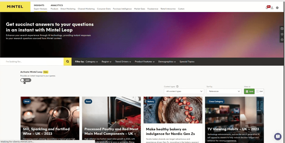 Mintel Launches AI Wonder Leap for Instant Answers - Bill Hartzer