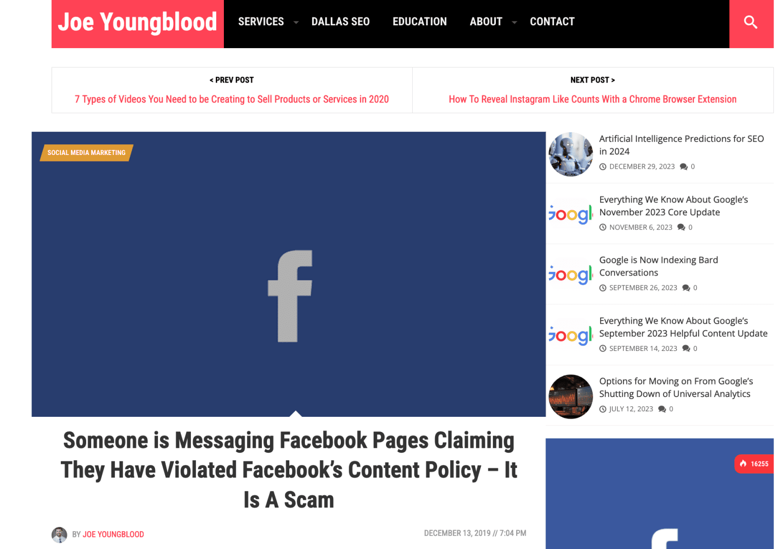 Facebook Pages Getting Slammed with Phishing Spam Via Messenger - Bill ...
