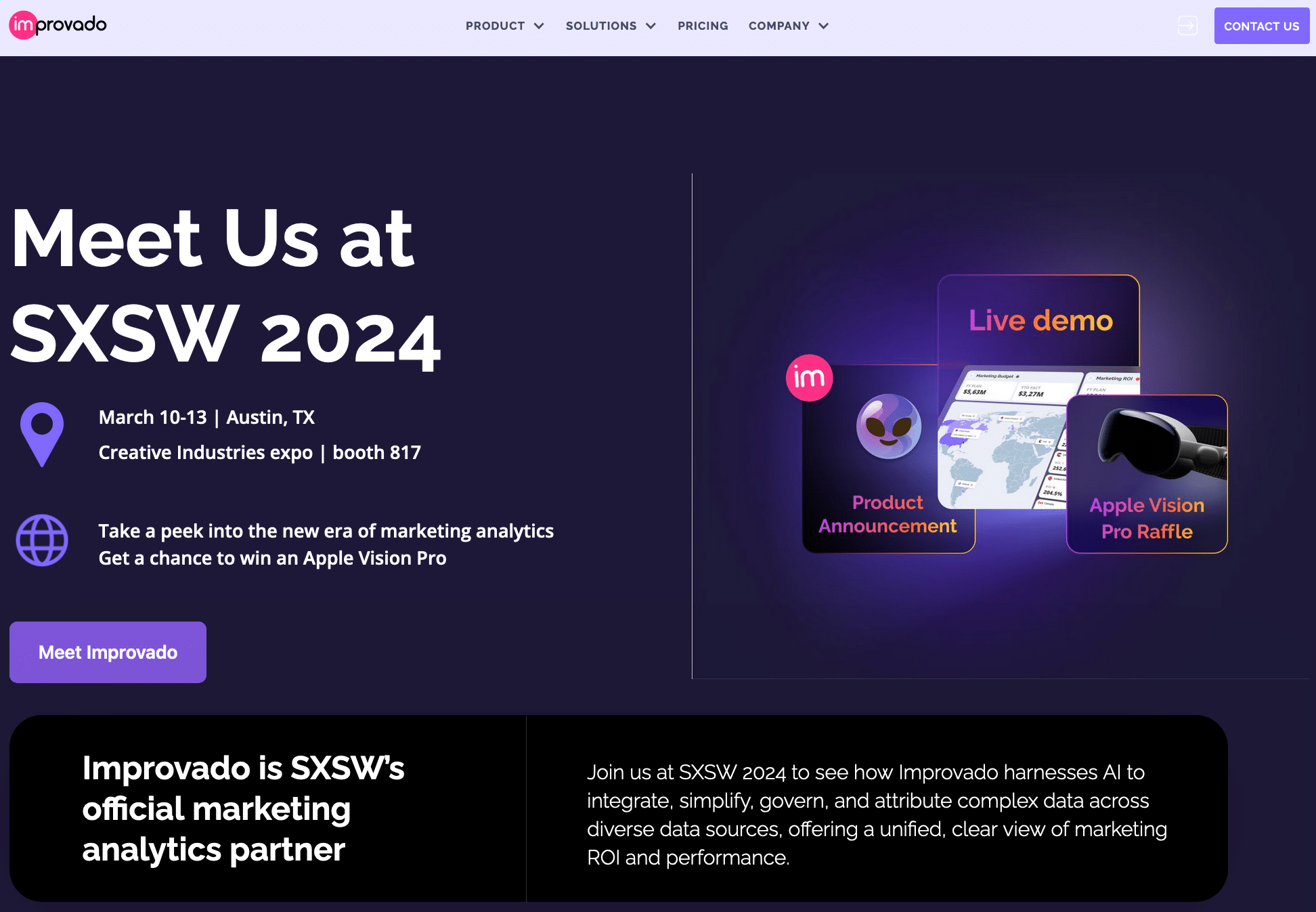 AI Meets Creativity: Improvado Teams Up with SXSW to Revolutionize ...