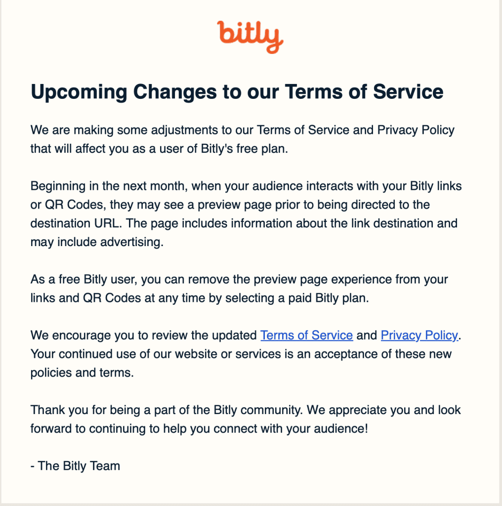 Bitly’s New Policy: Free Users Will See Ads Before Redirects - Bill Hartzer